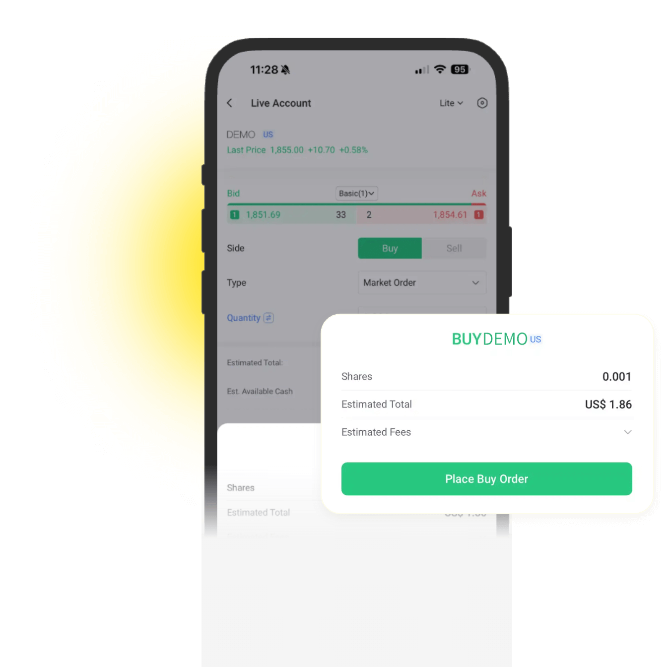 Invest in Stocks, ETF’s, Options and more with TradeUP